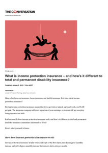 What is income protection insurance – and how’s it different to total and permanent disability ...